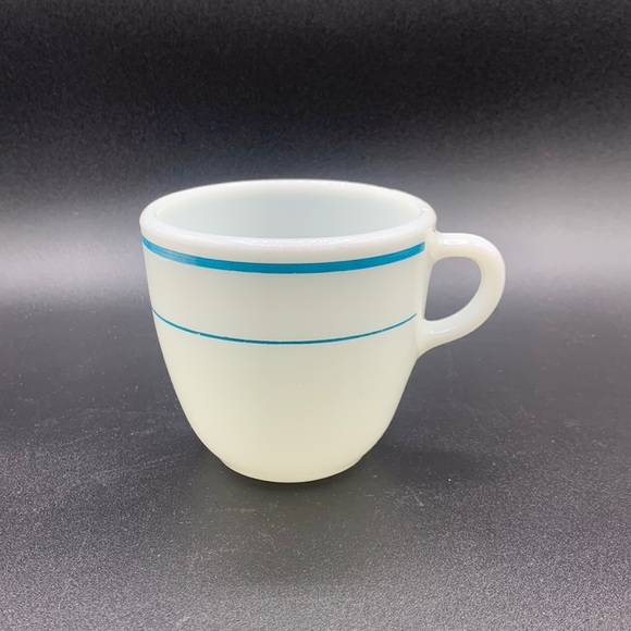 Pyrex | Dining | Vintage Pyrex Tableware By Corning Milk Glass Teal ...